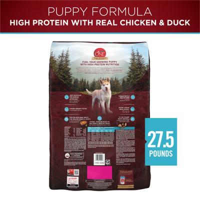 PURINA ONE True Instinct Puppy Real Chicken & Duck High Protein Dry Dog ...
