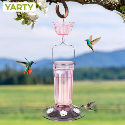 Out of Stock - YARTY 16-oz Glass Hummingbird Bird Feeder with Ant Moat ...