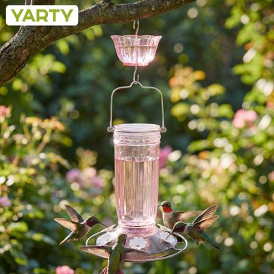 Out of Stock - YARTY 16-oz Glass Hummingbird Bird Feeder with Ant Moat ...