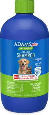 ADAMS Botanicals Flea & Tick Shampoo for Dogs & Cats, 16-fl oz bottle ...