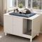 WARCAT Cat Litter Box Enclosure, White - Chewy.com