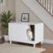 WARCAT Cat Litter Box Enclosure, White - Chewy.com