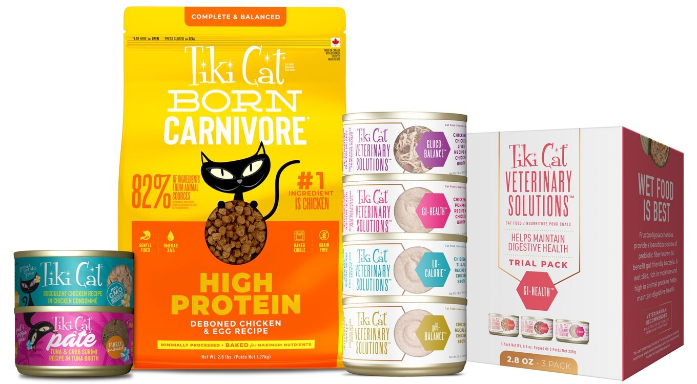 TIKI CAT VETERINARY SOLUTIONS pH-Balance Trial Variety Pack Grain-Free ...