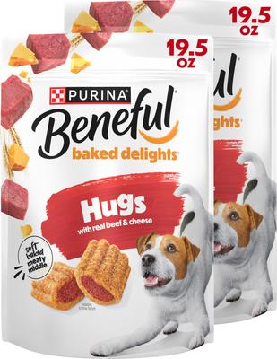 Purina Beneful Baked Delights Hugs with Beef & Cheese | Chewy