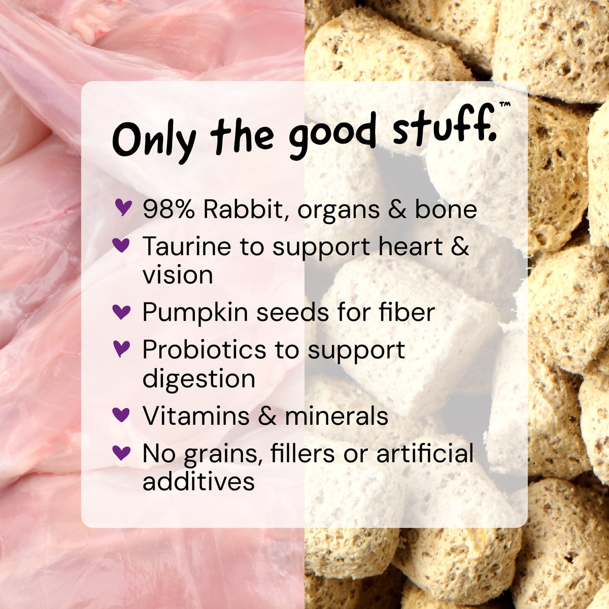 STELLA & CHEWY'S Absolutely Rabbit Dinner Morsels Freeze-Dried Raw Cat ...