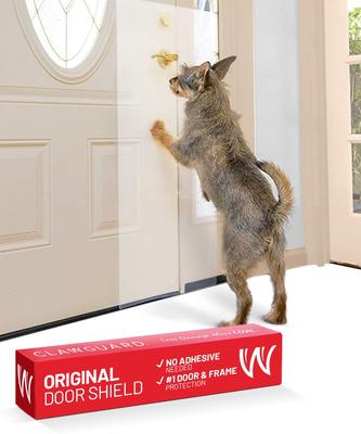 CLAWGUARD Original Clear Door & Frame Protector Scratch Shield for Cats ...