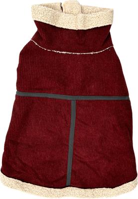 PEBOT Koda "Kord" Dog & Cat Jacket Vest, Burgundy, 8 - Chewy.com