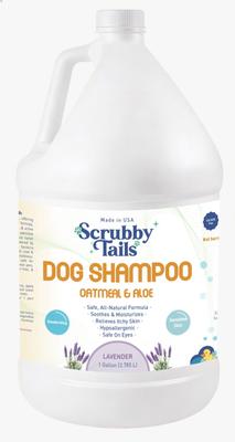 SCRUBBY TAILS Natural Oatmeal Lavender Scented Itchy Skin Relief Dog ...