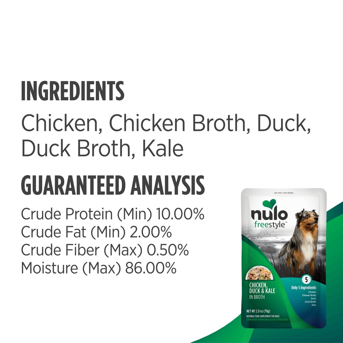 NULO FreeStyle Variety Pack Dog Food Topper, 2.8-oz, case of 6 - Chewy.com