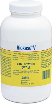 VIOKASE-V Powder for Dogs & Cats, 8-oz - Easy Refills | Chewy Rx