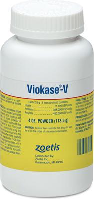 VIOKASE-V Powder for Dogs & Cats, 4-oz - Easy Refills | Chewy Rx