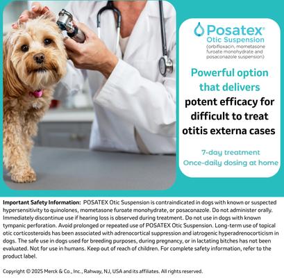 POSATEX Otic Suspension for Dogs, 7.5-g - Easy Refills | Chewy Rx