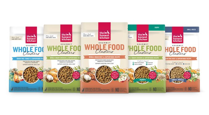 THE HONEST KITCHEN Whole Food Clusters Grain-Free Chicken & Fish Dry ...