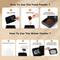 ZOMISIA Gravity Cat Feeder & Water Dispenser, Black, 0.8-gal, 2 count ...