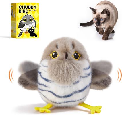 POTAROMA Lifelike Chirp Flapping Bird Interactive Cat Motion Toy with ...