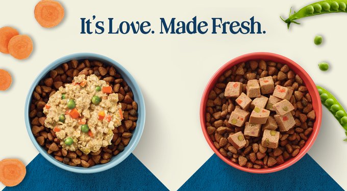 BLUE BUFFALO Love Made Fresh Beef with Carrots & Peas Fresh ...
