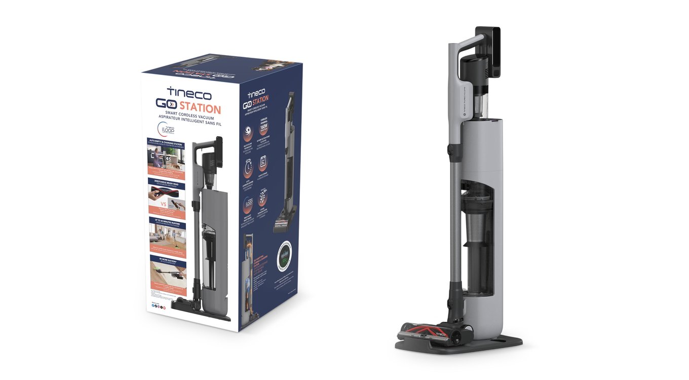 TINECO GO Station Cordless Stick Vacuum with Auto, Empty Charging ...