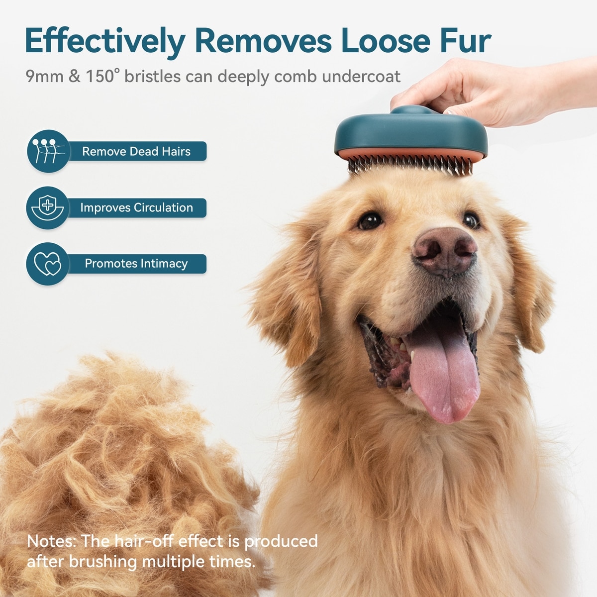 AUMUCA Self Cleaning Slicker Brush, Green - Chewy.com