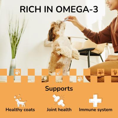 THE LICKER STORE Gluten & Grain-Free Omega-3 Single Ingredient Crunchy ...