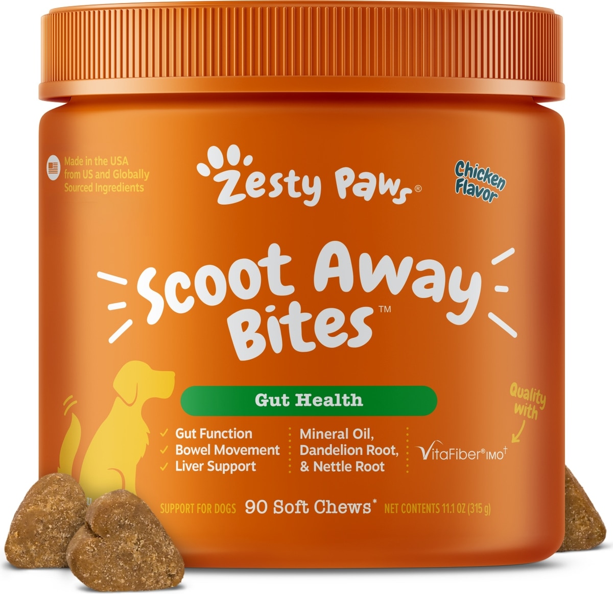 Zesty Paws Scoot Away Bites