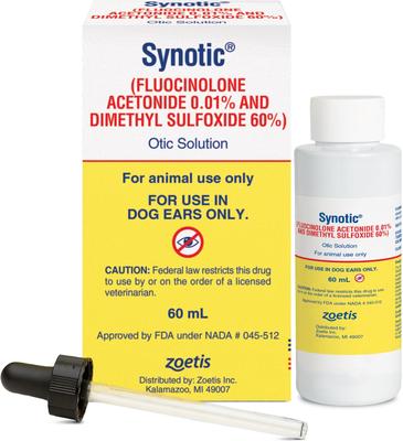 SYNOTIC (fluocinolone acetonide 0.01% & dimethyl sulfoxide 60%) Otic ...