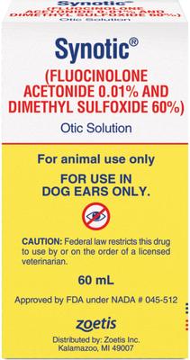 SYNOTIC (fluocinolone acetonide 0.01% & dimethyl sulfoxide 60%) Otic ...
