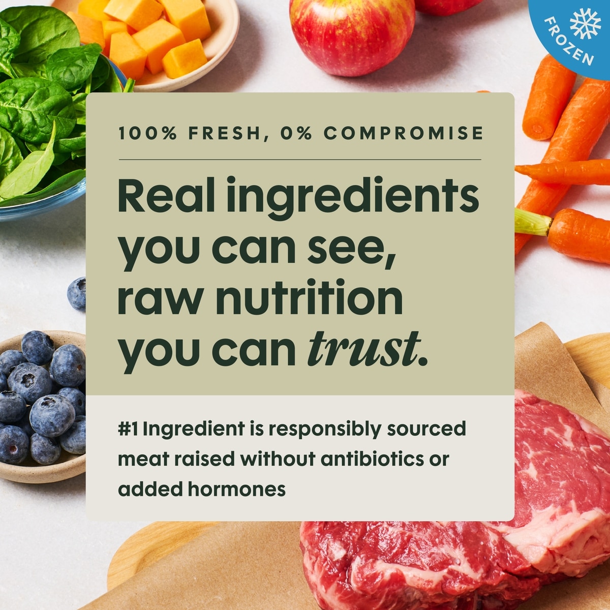 INSTINCT FreshRaw Meals Variety Pack Dog Food, 8-oz, case of 6 - Chewy.com