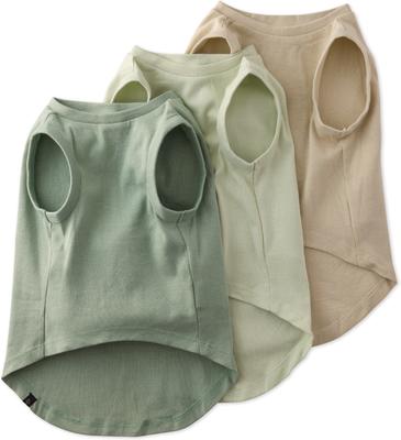 PET PASSION Tank The Muscle Tee Dog Shirt, Sage Ombre, 3 count, Large ...