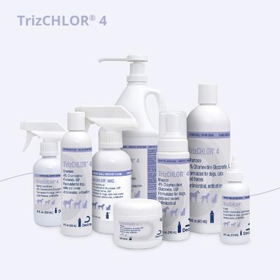 TRIZCHLOR 4 Shampoo for Dogs, Cats & Horses, 8-fl oz bottle - Chewy.com