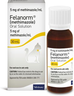 FELANORM (Methimazole) Oral Solution for Cats, 5 mg/mL, 30 mL - Easy ...