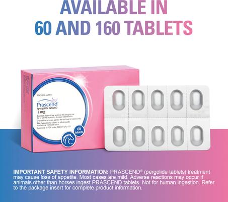 PRASCEND (Pergolide) Tablets for Horses, 1-mg - Easy Refills | Chewy Rx