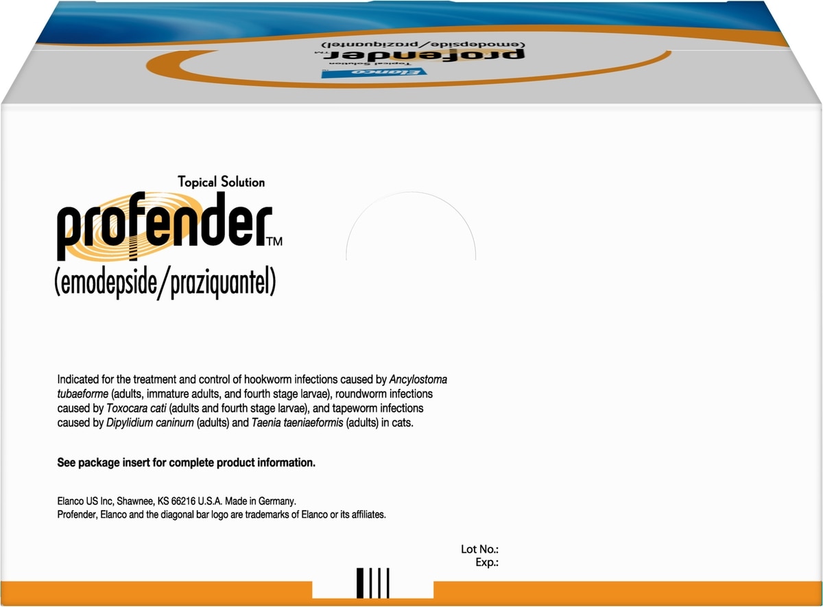 PROFENDER Topical Solution for Cats, 5.5-11 lbs, (Orange Box) - Easy ...