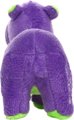 MIGHTY Jr Safari Hippo Squeaky Plush Dog Toy, Purple - Chewy.com