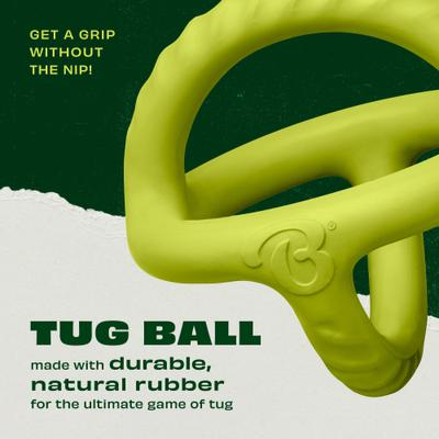 BENEBONE Rubber Tug Dog Toy, Green - Chewy.com