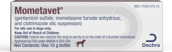MOMETAVET Otic Suspension for Dogs, 15 g - Easy Refills | Chewy Rx
