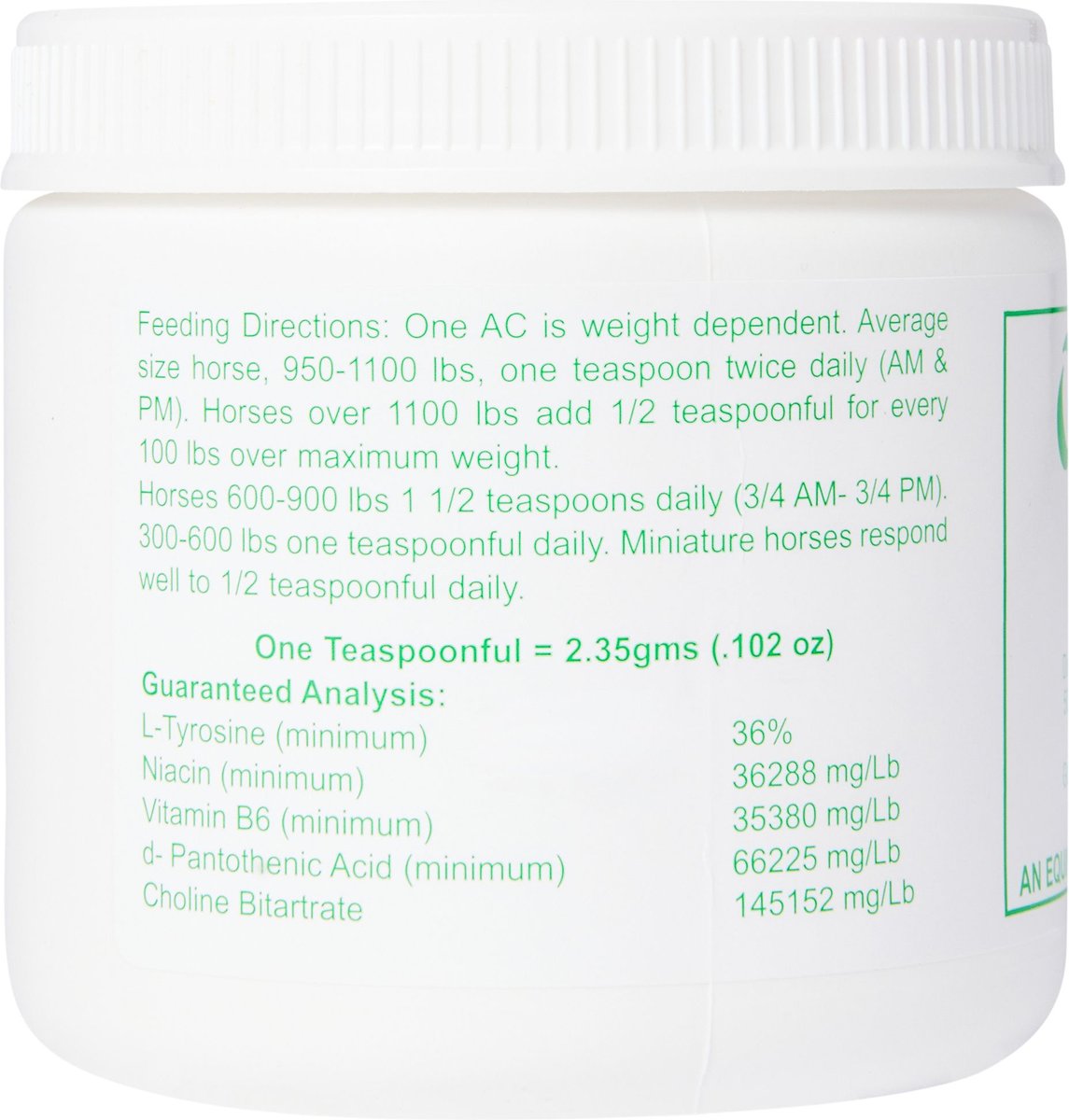 MPCO One AC Powder Horse Supplement, 7-oz jar - Chewy.com