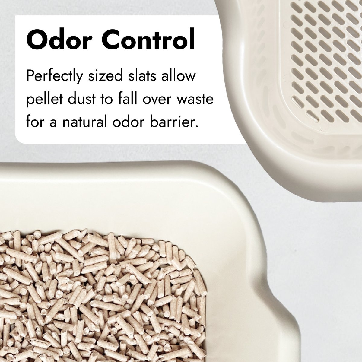 MR. CATMAN Sifting Cat Litter Box with Sifter Pan & 7-Day Waste Storage ...