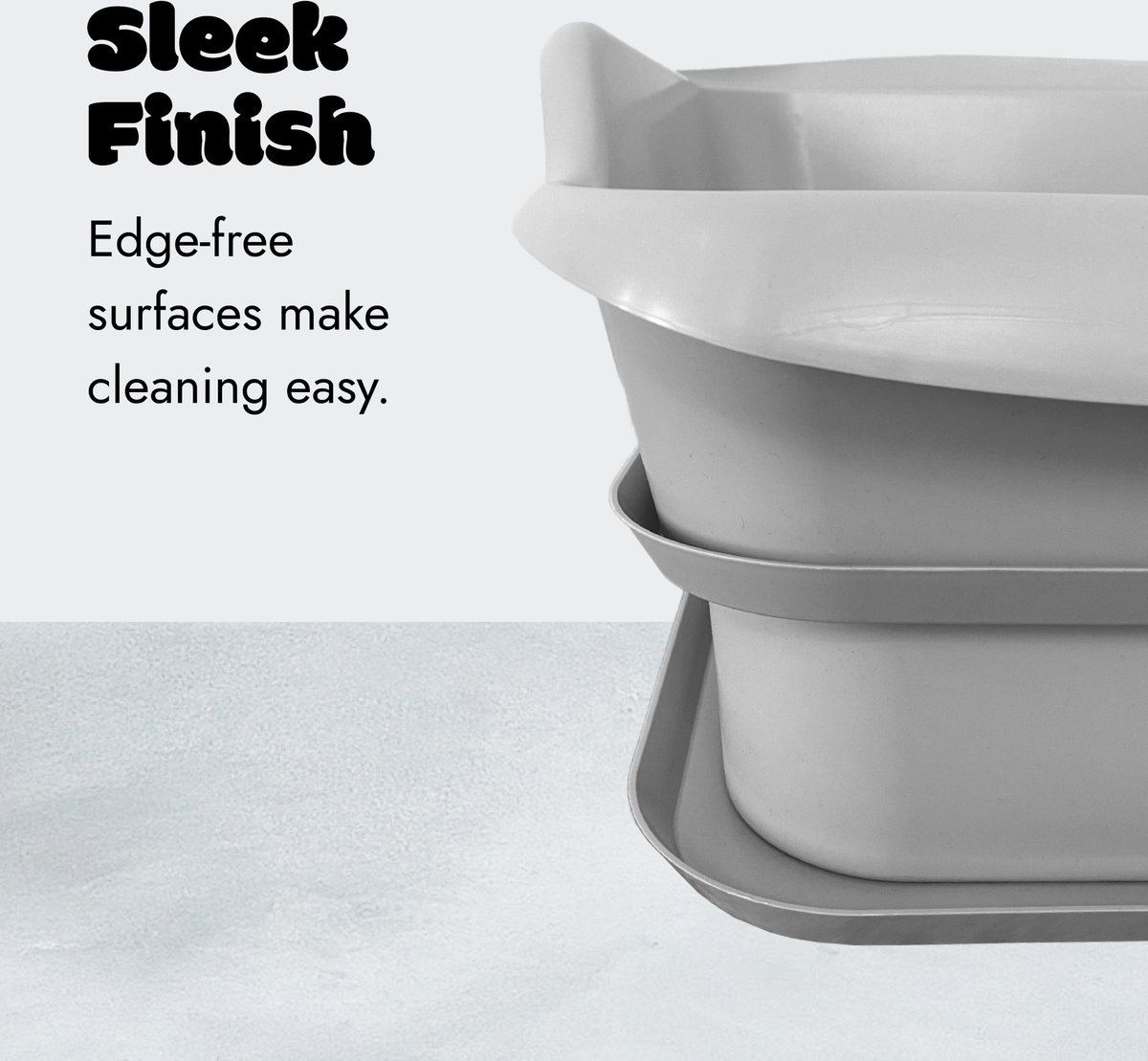 MR. CATMAN Sifting Cat Litter Box with Sifter Pan & 7-Day Waste Storage ...