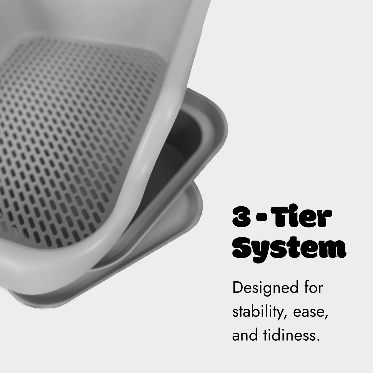 MR. CATMAN Sifting Cat Litter Box with Sifter Pan & 7-Day Waste Storage ...