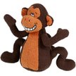 Out of Stock - MULTIPET Deedle Dude Monkey Tough Squeaky Dog Toy, Brown ...