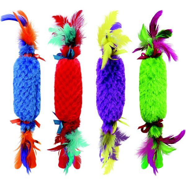 MULTIPET Katz Kuddlerz Plush Cat Toy, 1 count, Assorted Colors - Chewy.com