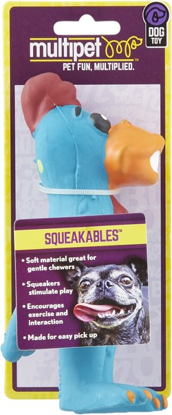 MULTIPET Latex Polka Dot Globken Chicken Squeaky Dog Toy, Color Varies, Mini - Chewy.com