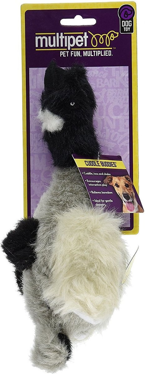 MULTIPET Migrator Bird Canadian Goose Squeaky Plush Dog Toy, Medium ...