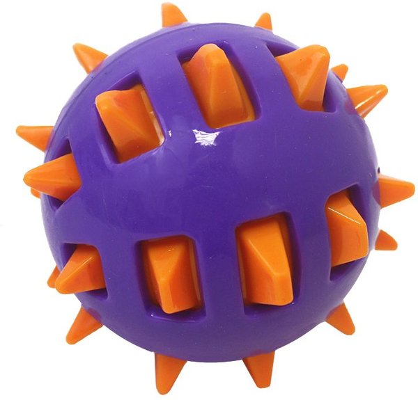 MULTIPET Spike TPR Ball Dog Toy, Color Varies - Chewy.com