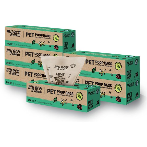 THE ORIGINAL POOP BAGS Countdown USDA Certified Biobased Rolls ...