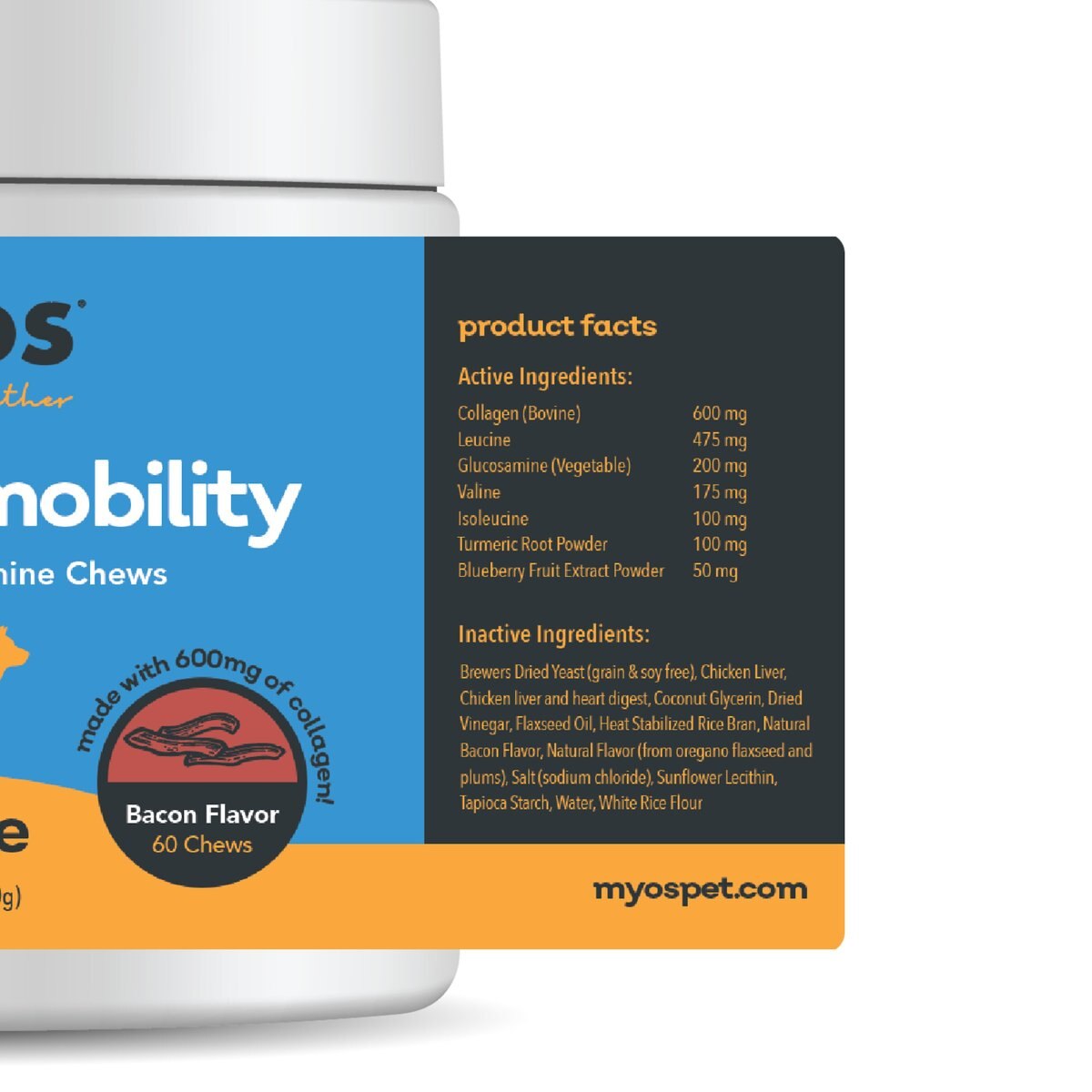 MYOS Muscle & Mobility Collagen Chews Dog Supplement, 180-g - Chewy.com