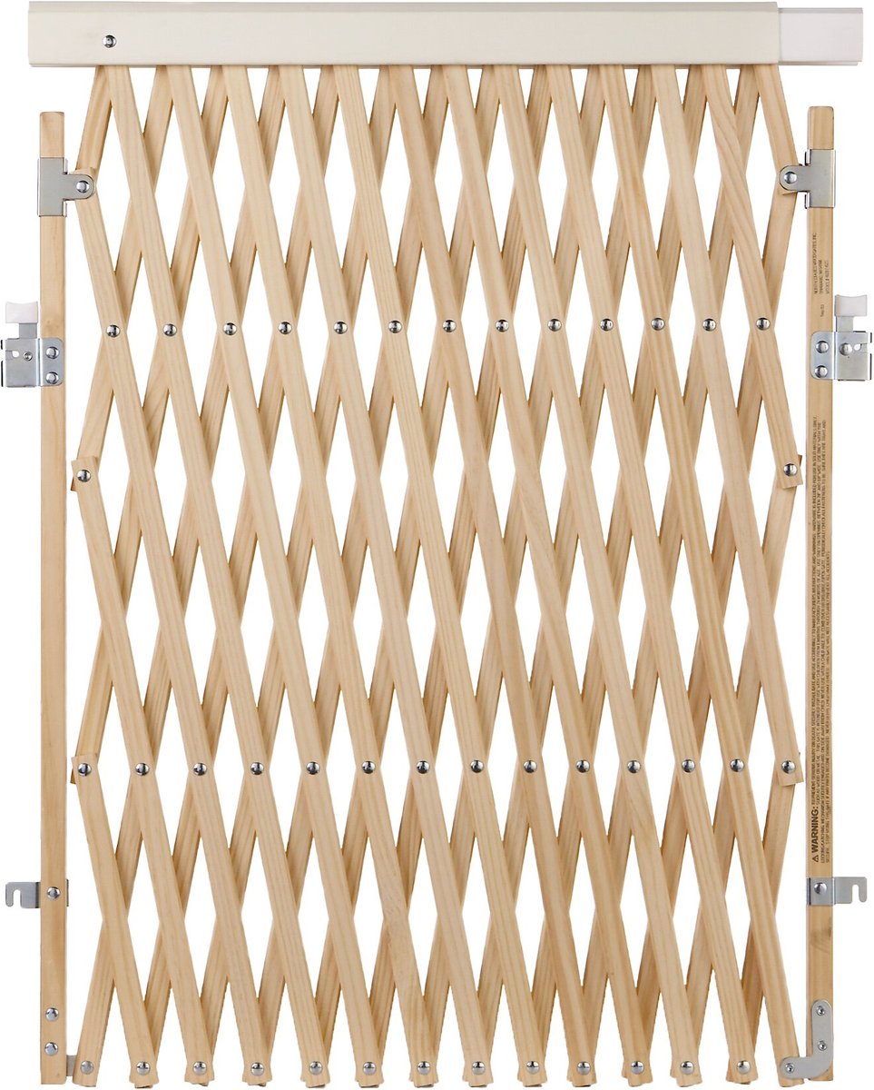 Discontinued - MYPET Wood Expandable Swing Gate for Dogs & Cats - Chewy.com