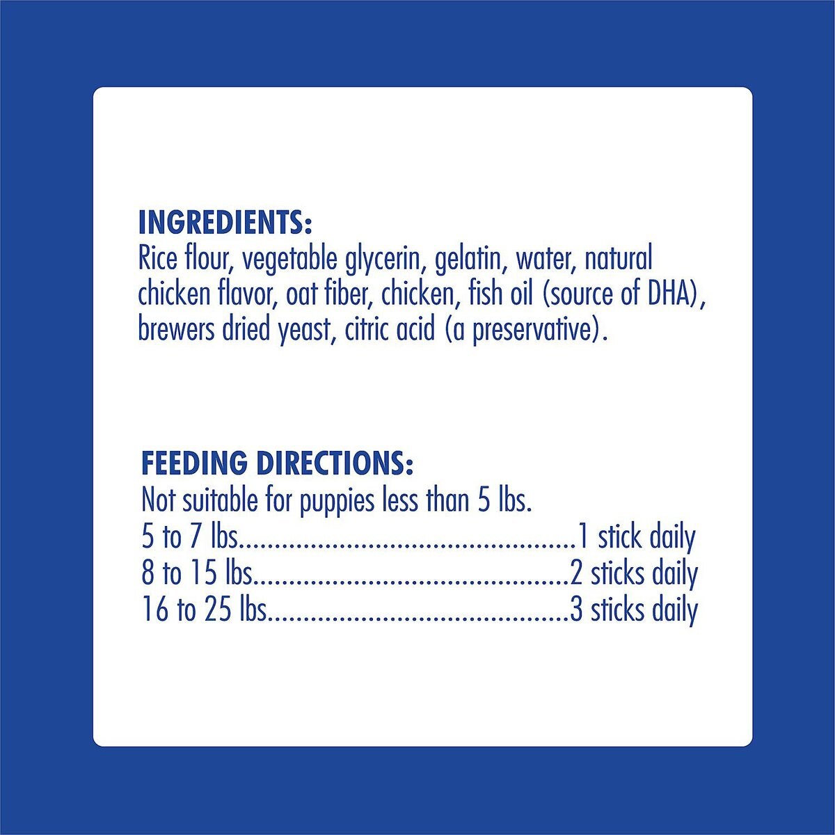N-BONE Puppy Teething Sticks Chicken Flavor Dog Treats, 20 count ...