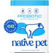 NATIVE PET Probiotic Vet-Formulated Powder Digestive Supplement for ...