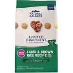NATURAL BALANCE Limited Ingredient Lamb & Brown Rice Small Breed Bites ...